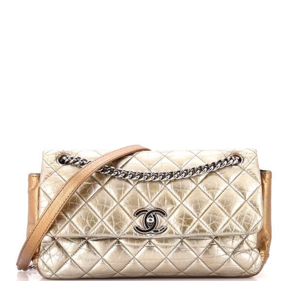CHANEL | Bags | Chanel Medium Lady Pearly Flap Bag Quilted Calfskin ...